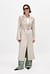 Long Belt Detail Coat Beige | NA-KD