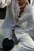 Embroidery Long Sleeve Top White | NA-KD