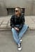 Oversized PU Pocket Detail Jacket Black | NA-KD