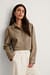 Big Pocket PU Jacket Brown | NA-KD