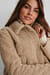 Teddyjacka Med Knappar Beige | NA-KD