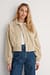 Elastic Hem Short Jacket Beige | NA-KD