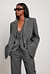 Oversized Triple Button Blazer Grey | NA-KD