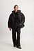 Oversized Padded Jacket Black | NA-KD