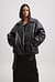 Oversized Pu Biker Jacket Black | NA-KD