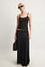 Soft Line Flowy Maxi Skirt Black | NA-KD