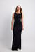 Soft Line Maxi Skirt Black | NA-KD
