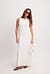 Structured Maxi Dress White | NA-KD