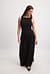 Structured Volume Dress Black | NA-KD