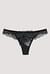 Sugar Bow Lace Thong Black Na Kd