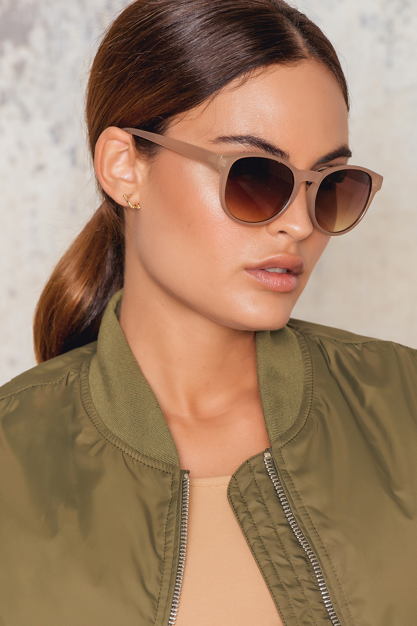 Cream Sunglasses Beige | NA-KD