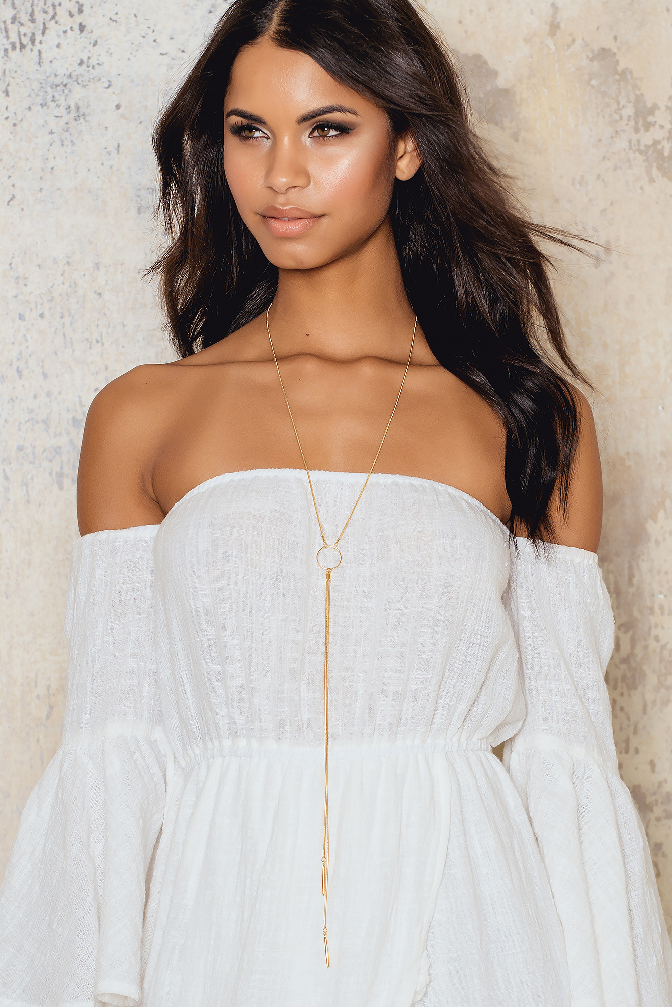 Double String Necklace Gold | NA-KD