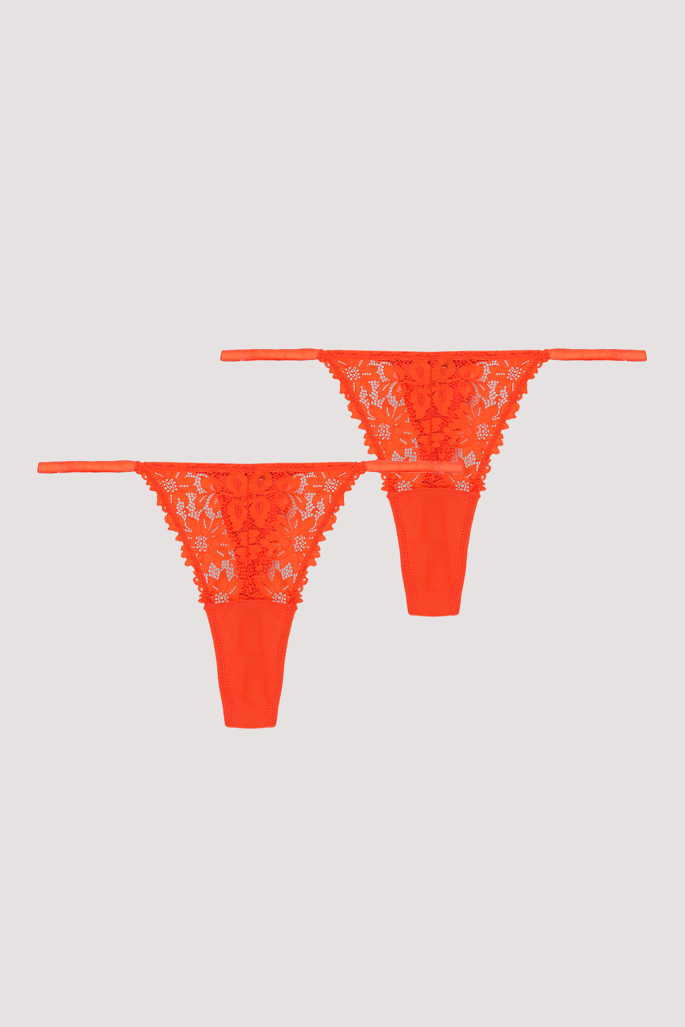 2 Pack Thongs Orange Na Kd