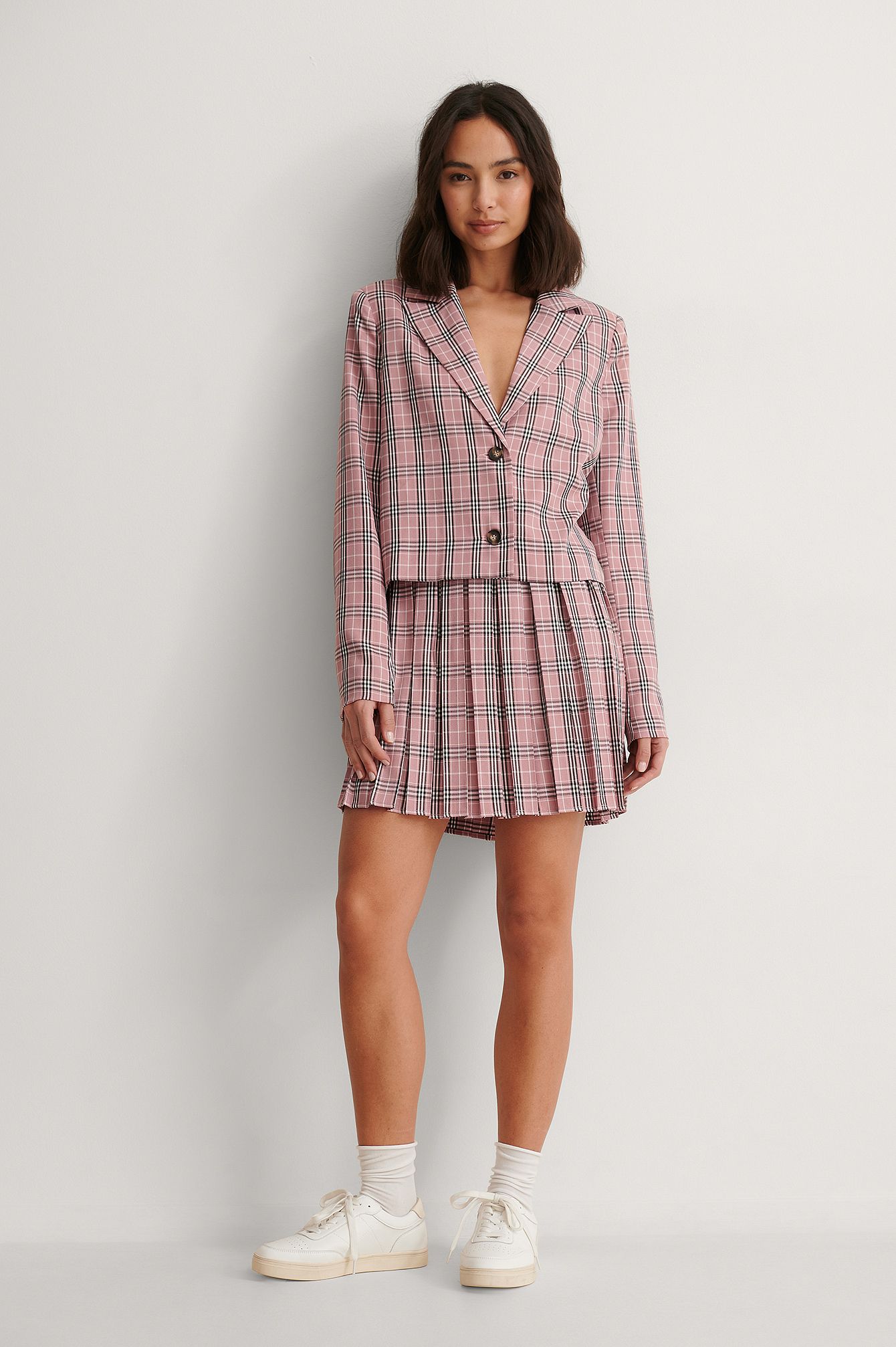 Checked Blazer Multicolor | na-kd.com