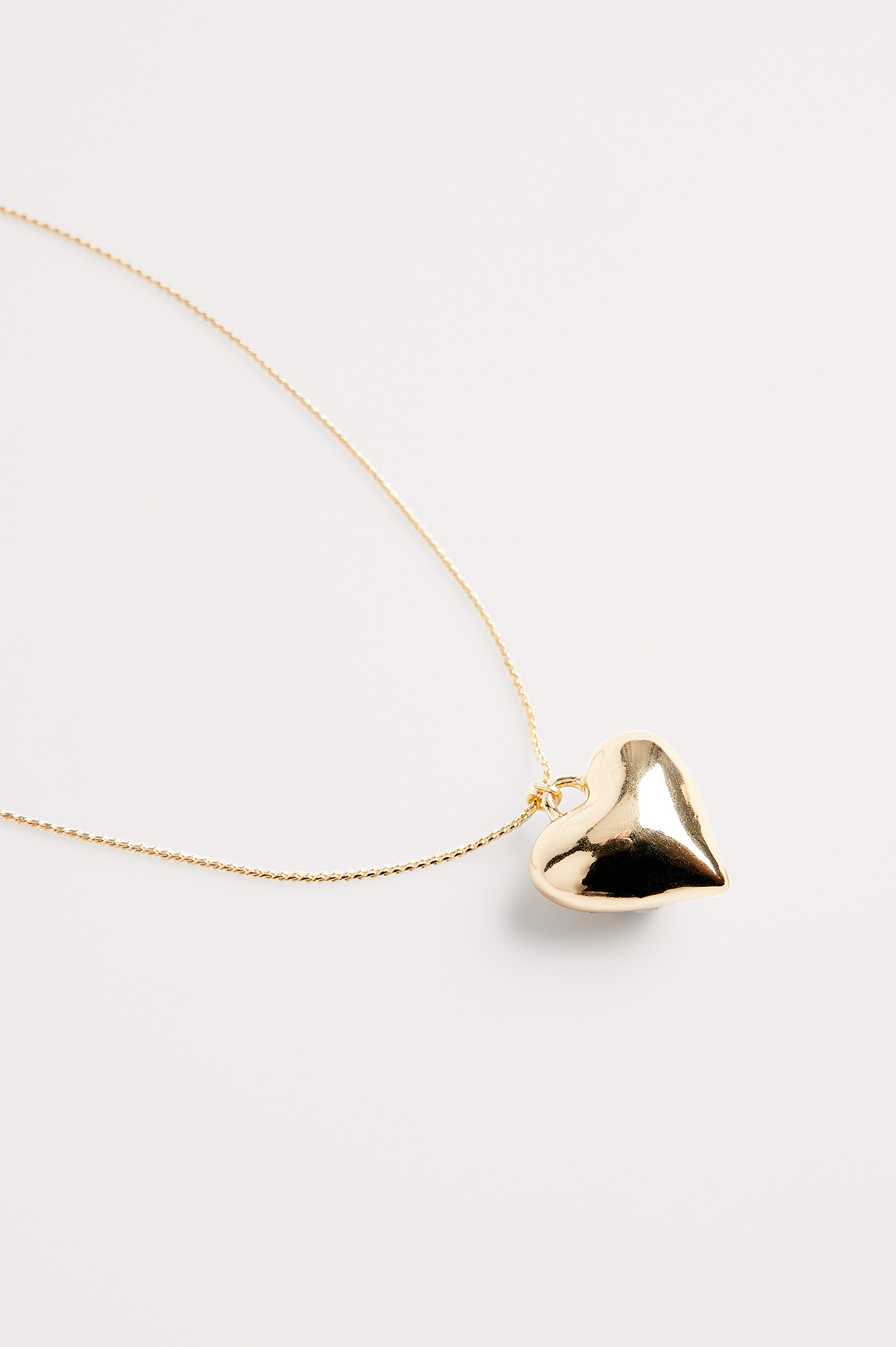 Big Heart Necklace Gold | NA-KD