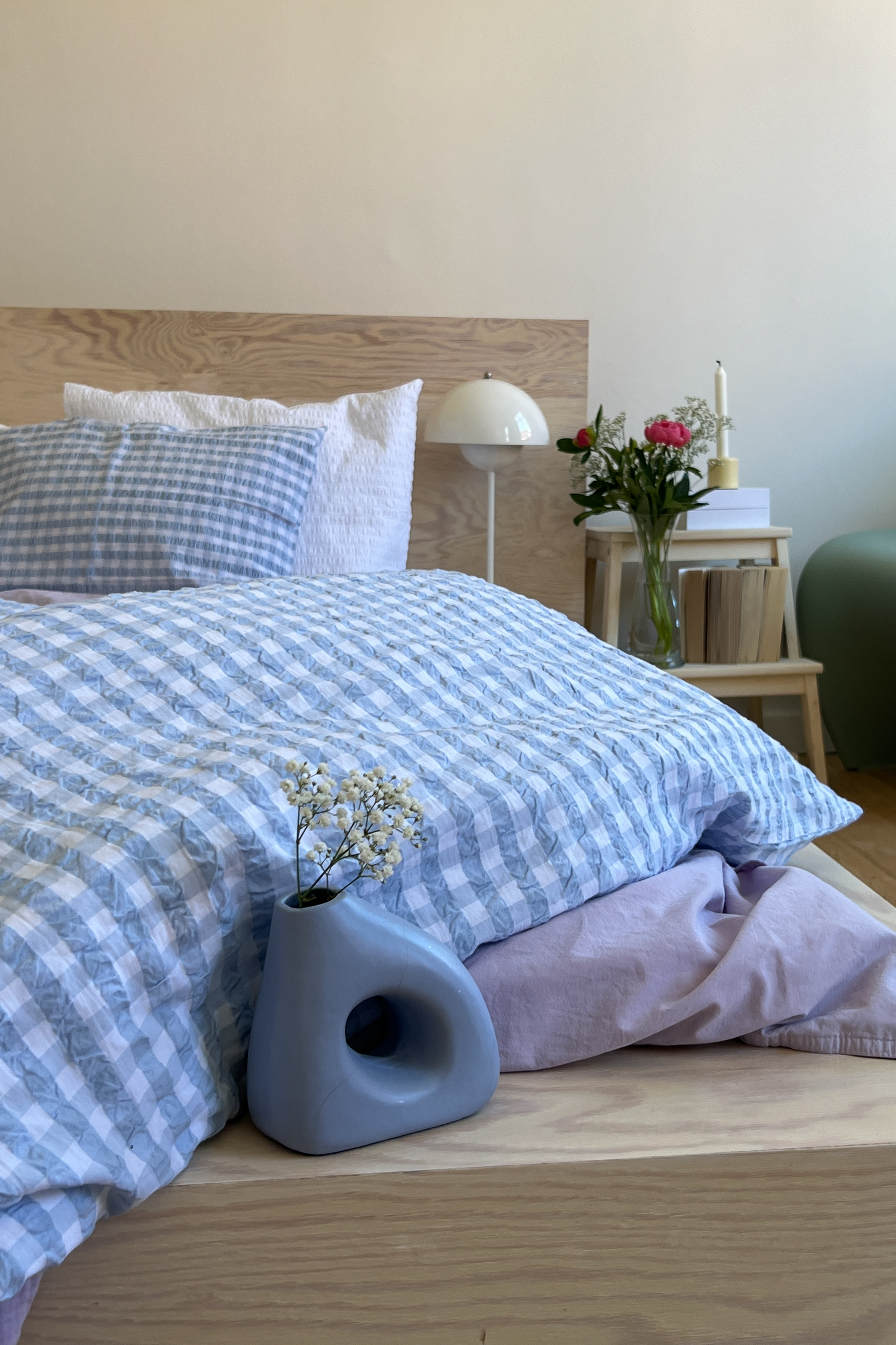 Cast Flower Vase Blue | na-kd.com