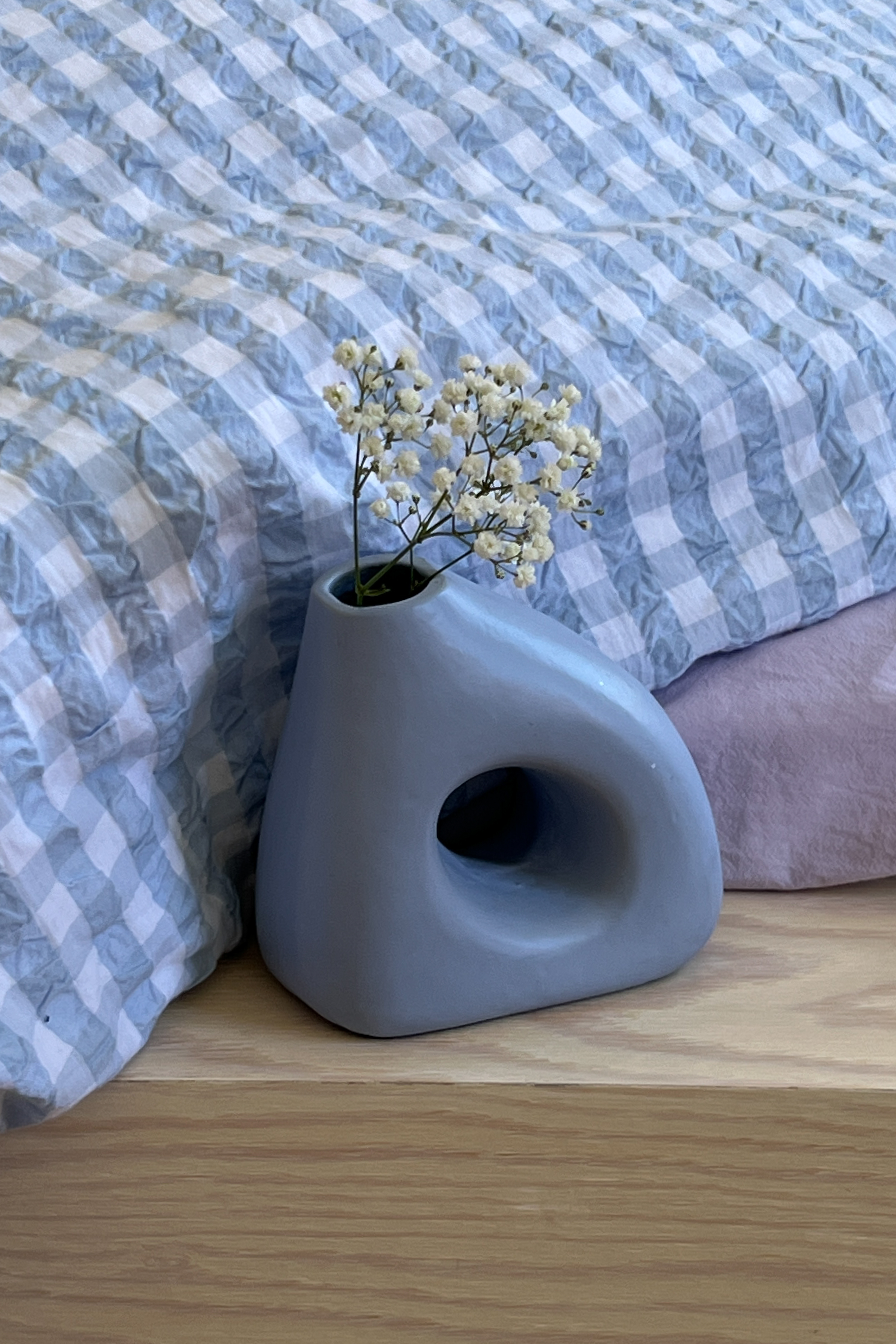 Cast Flower Vase Blue | NA-KD