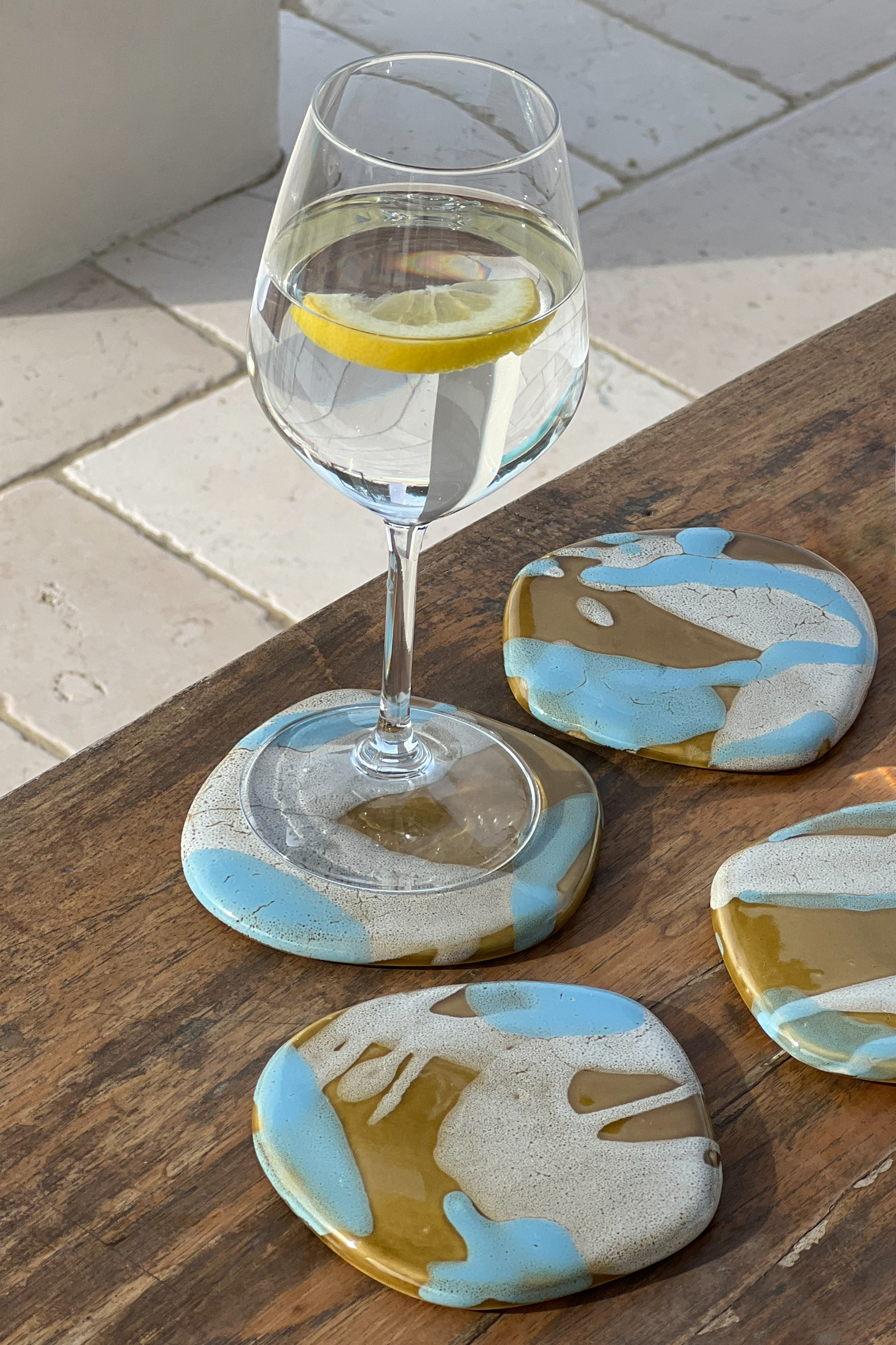 Ceramic Coaster 4-pack Multicolor | NA-KD