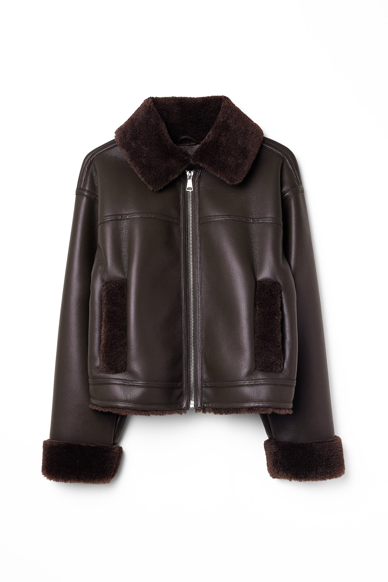 Classic Bonded Jacket Brown | NA-KD