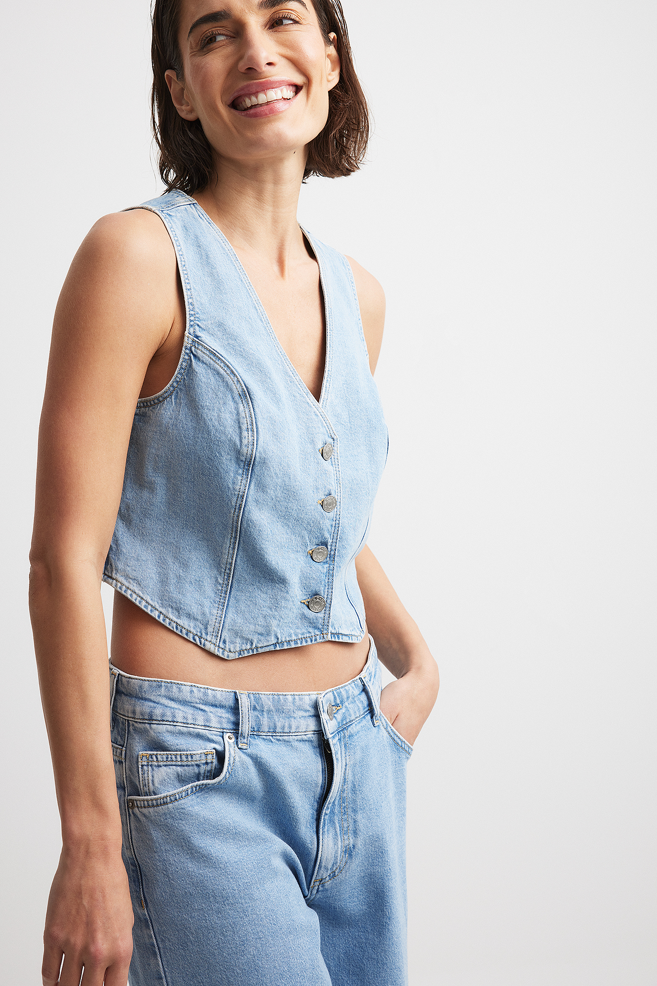 Denimväst Blå | NA-KD