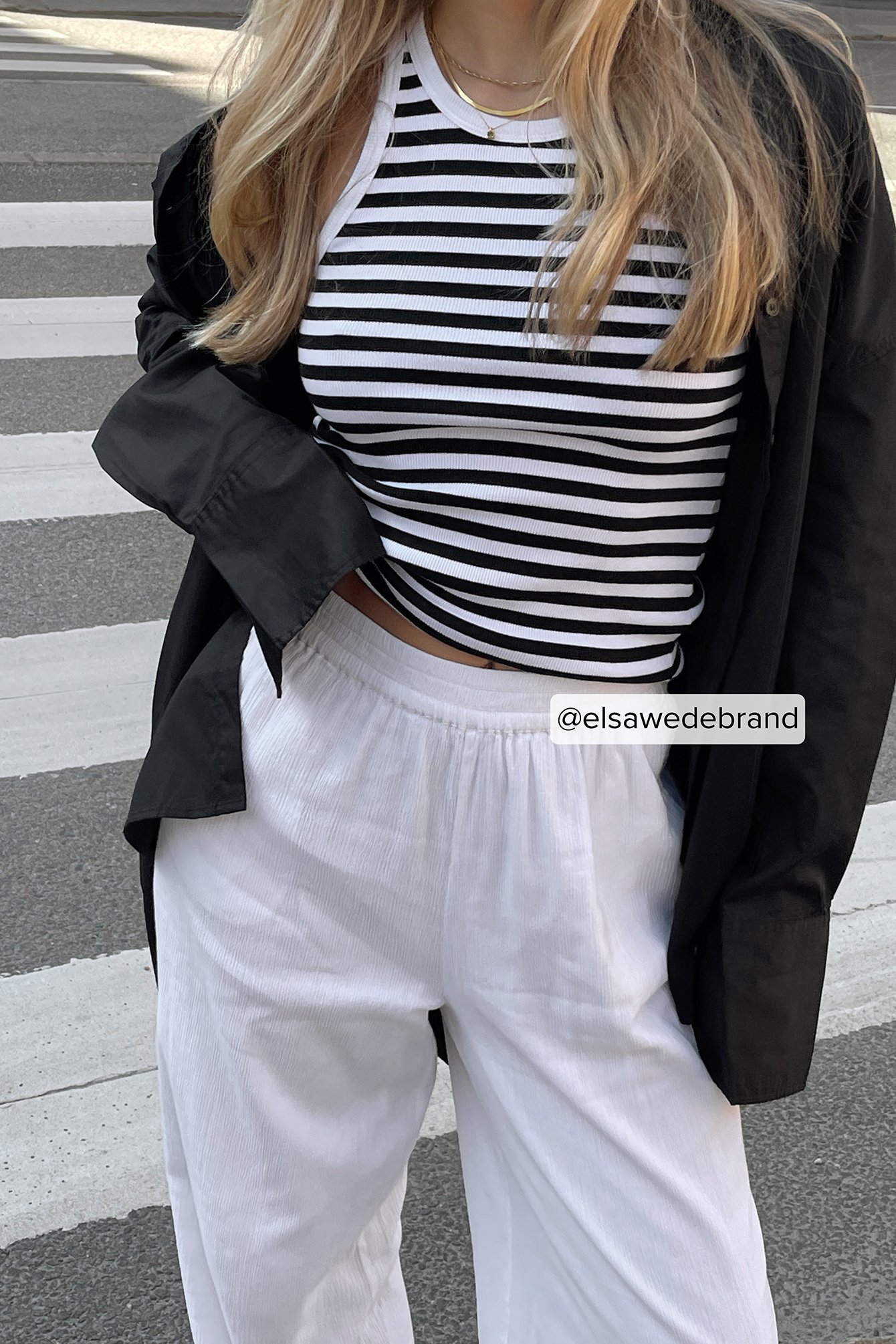 Striped Ribbed Tank Stripe | NA-KD