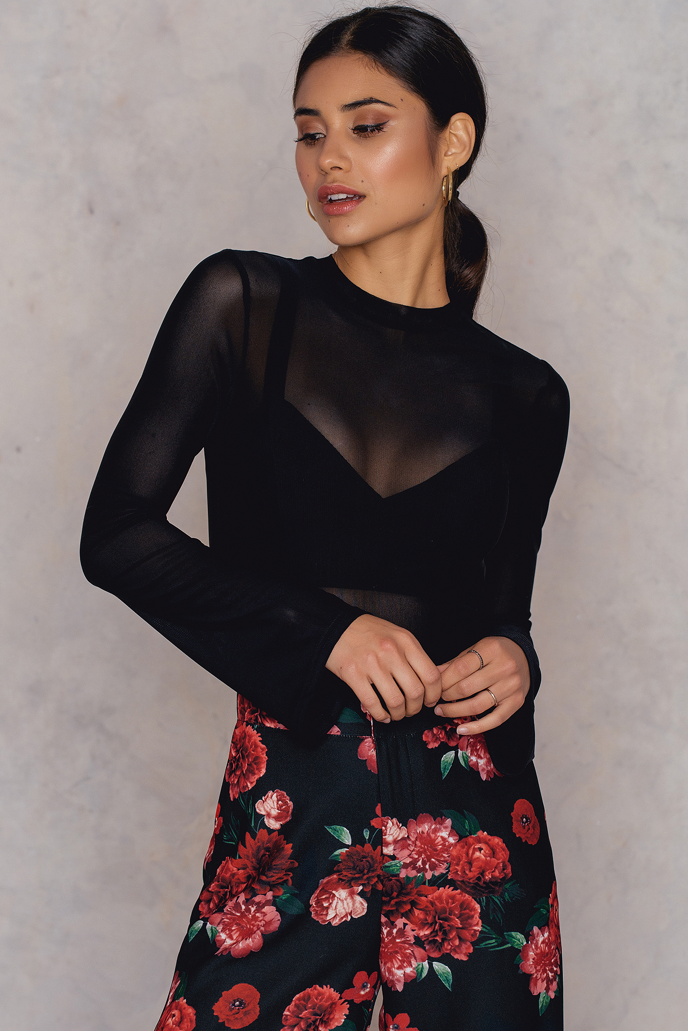 long flared tops