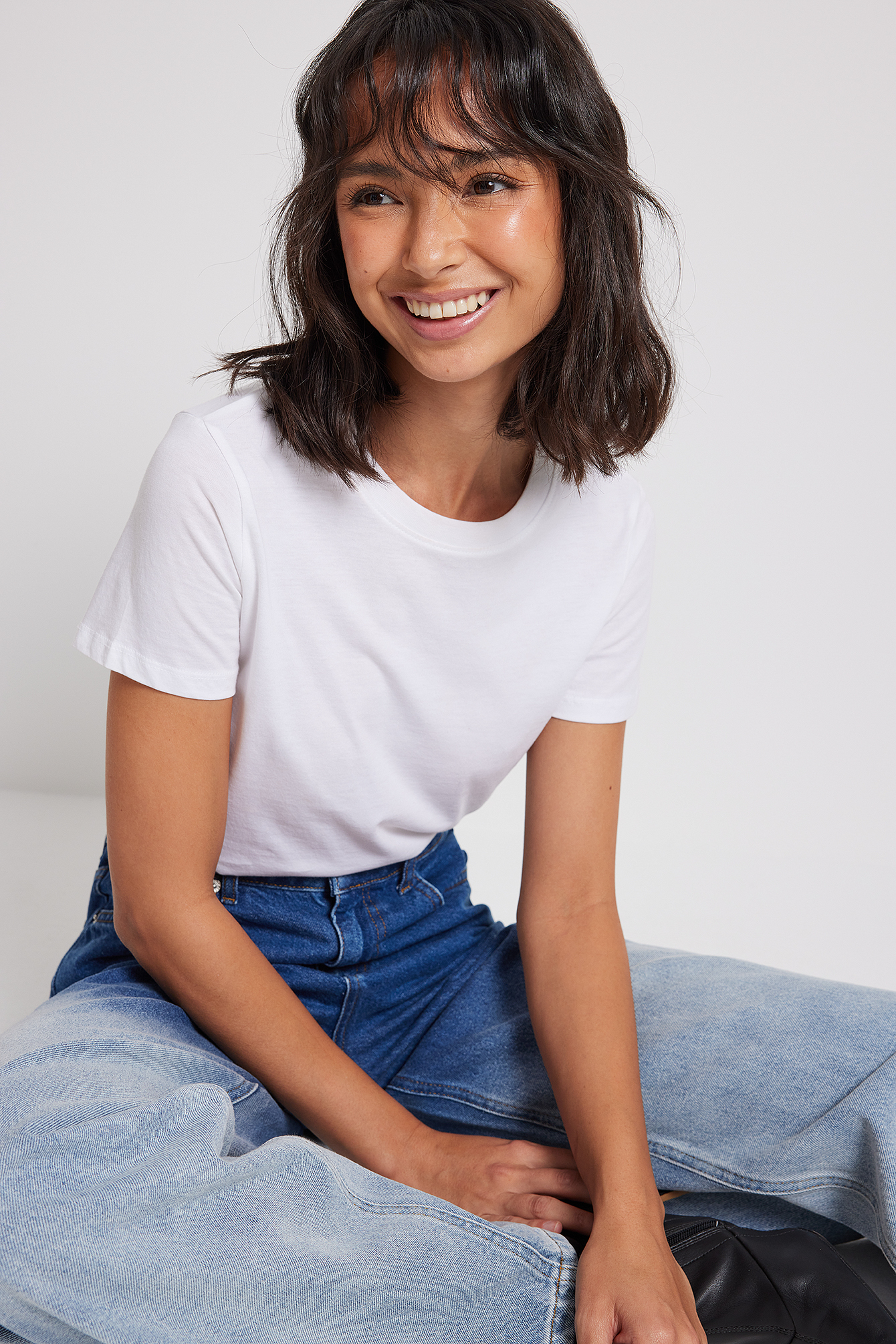 High Waist Denim Blue | na-kd.com