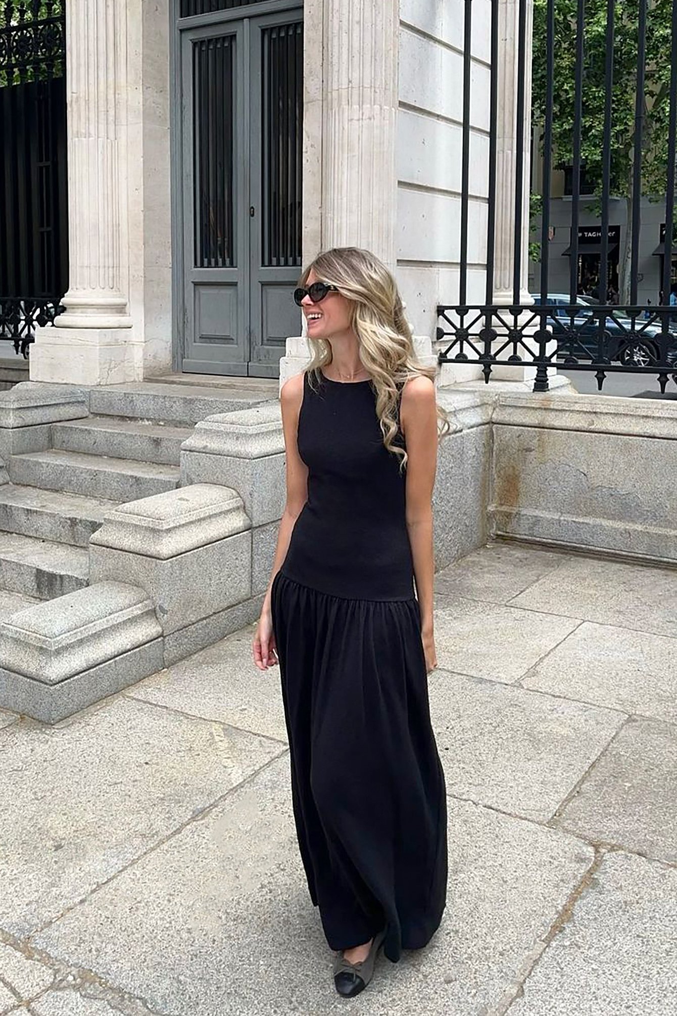 Structured Volume Dress Black | NA-KD