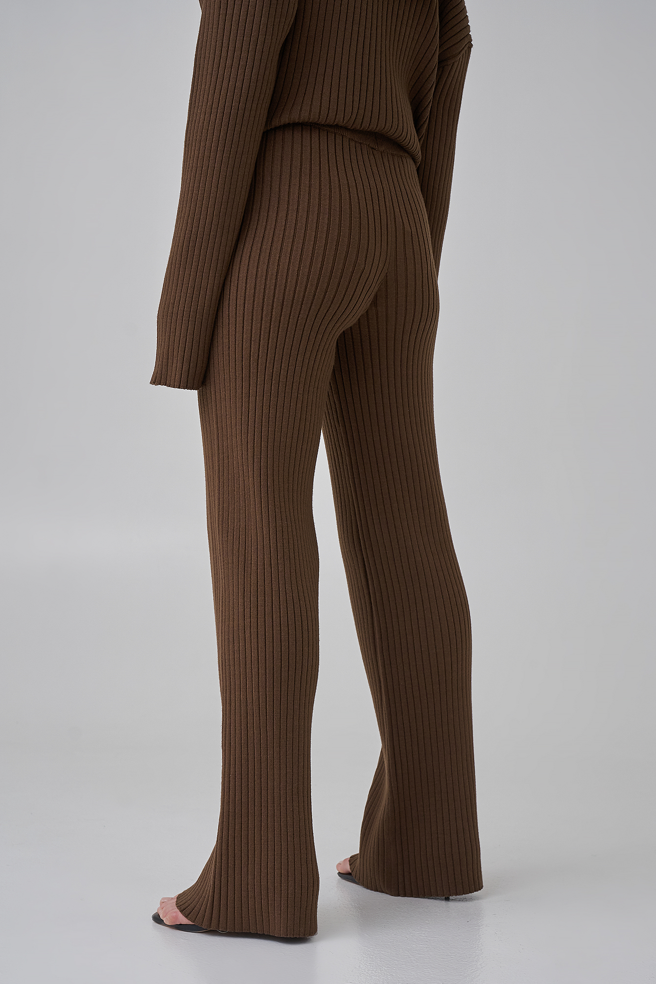 Ribbed Pants Brown | na-kd.com