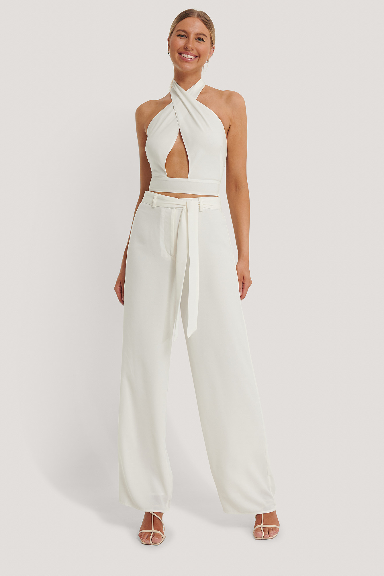 Structure Pants White | na-kd.com