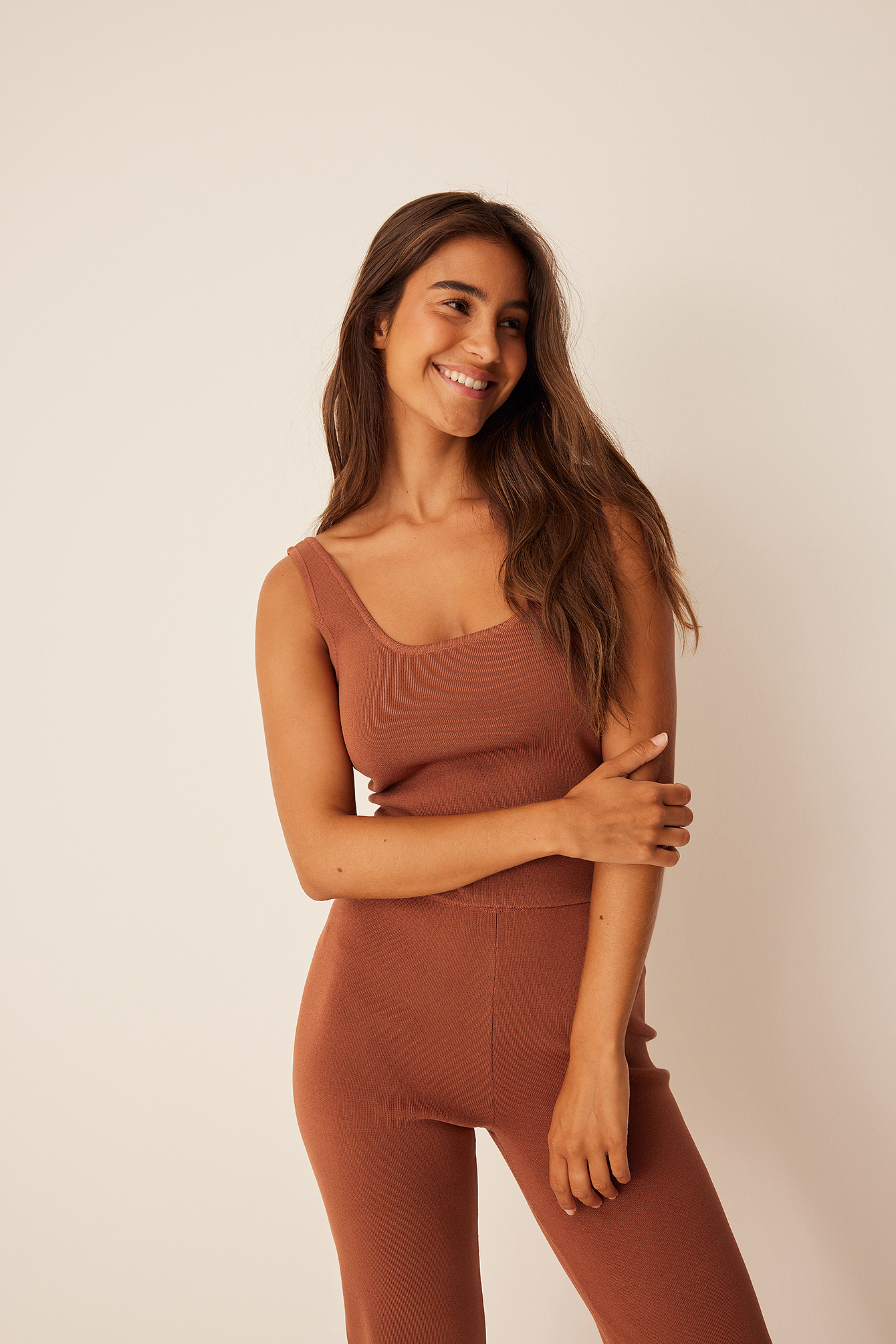 Knitted Singlet Red | NA-KD