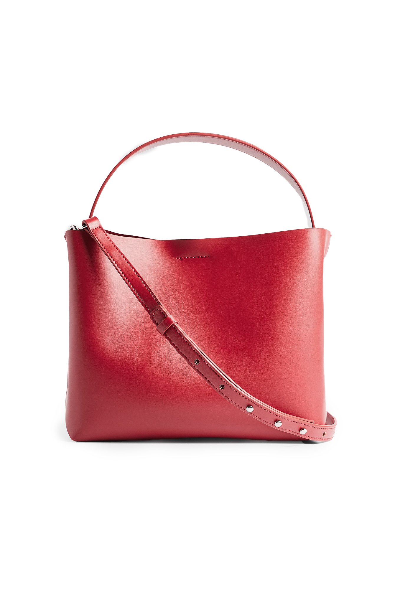Medium Bucket Crossbody Bag Red | NA-KD