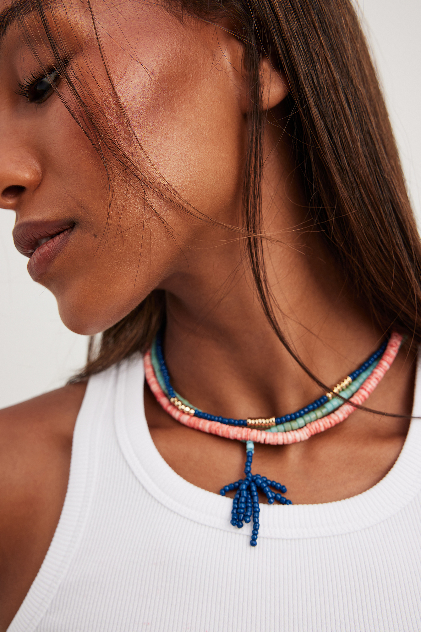 Multilayer Shell Necklace Multicolor | NA-KD