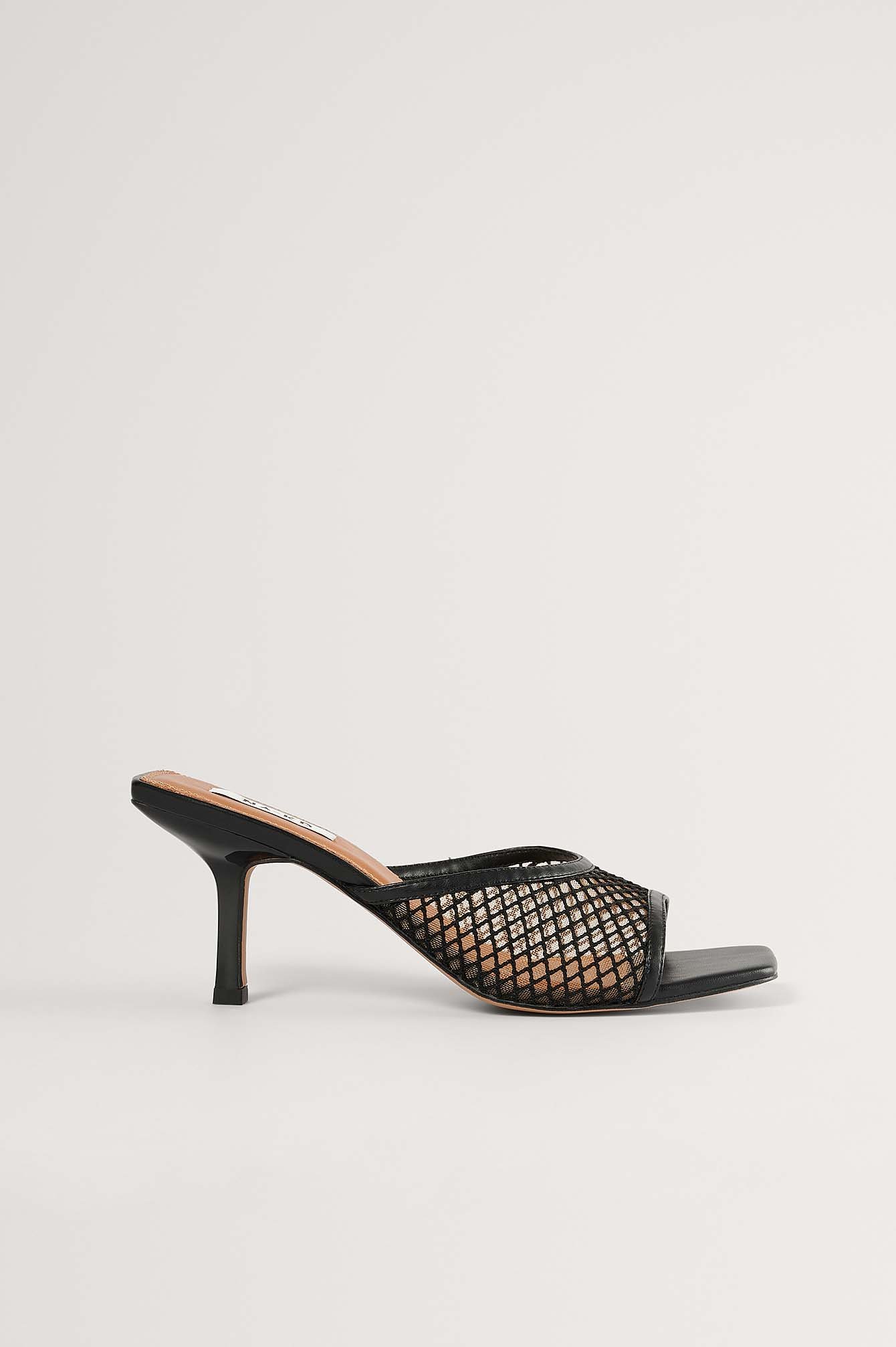 Mesh Heels Black | NA-KD