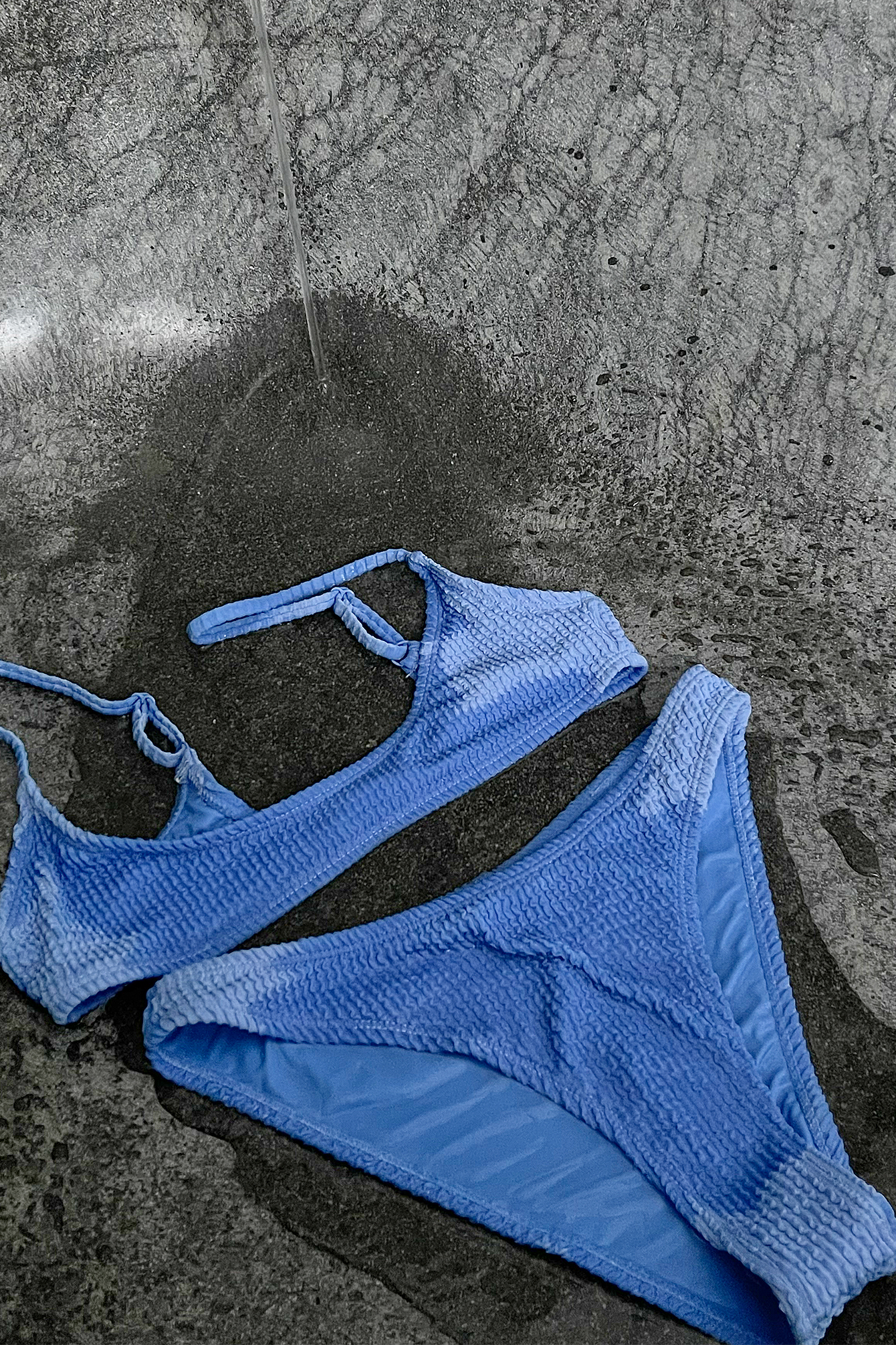 Structured Bikini Panty Blue Na