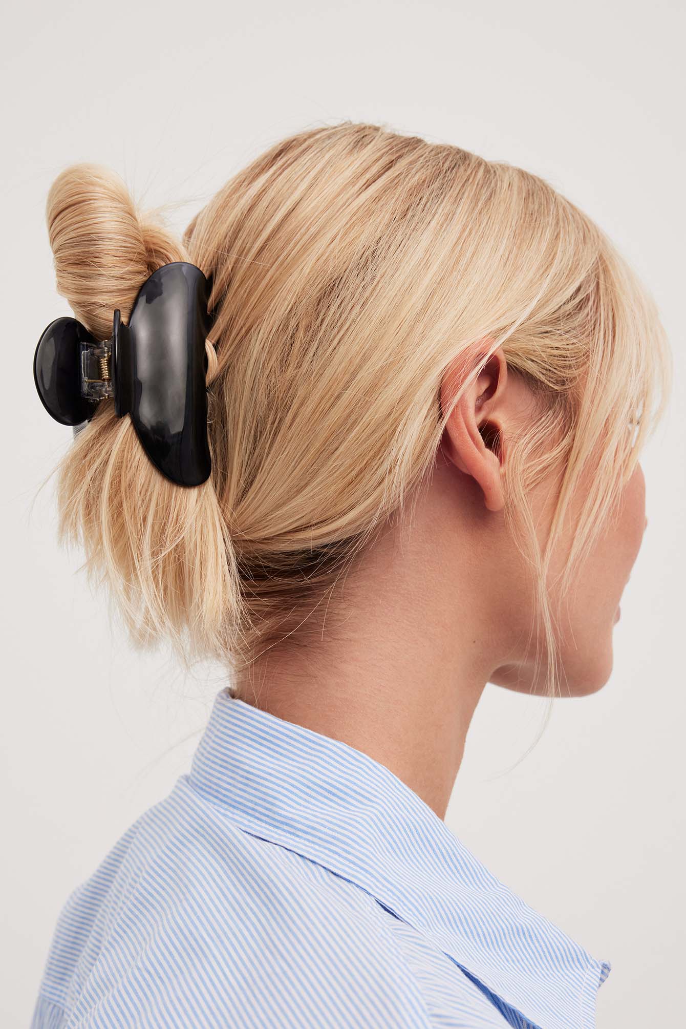 2-pack Rounded Hair Claws Black | NA-KD