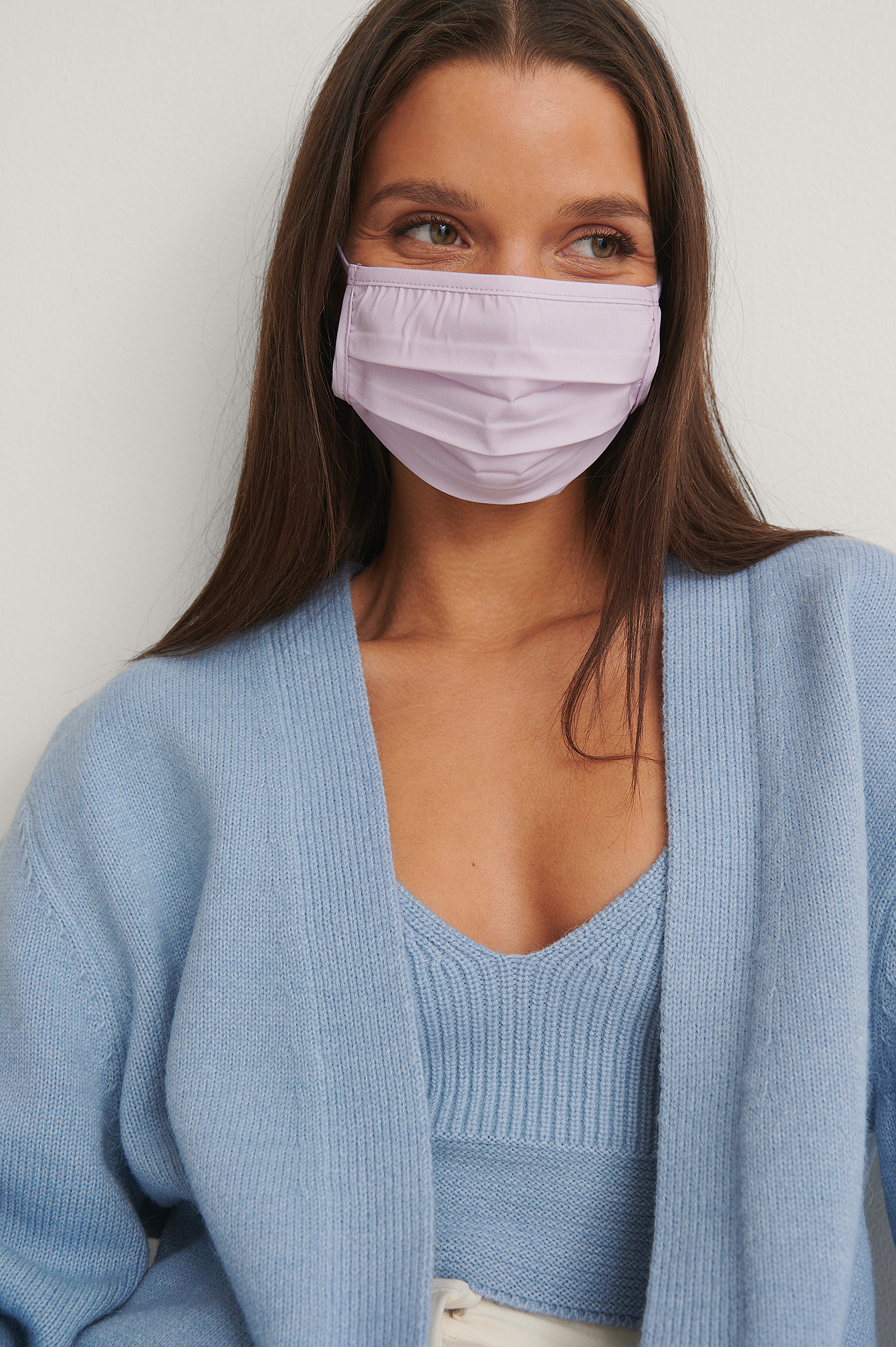 2-pack Solid Flat masks Purple | NA-KD