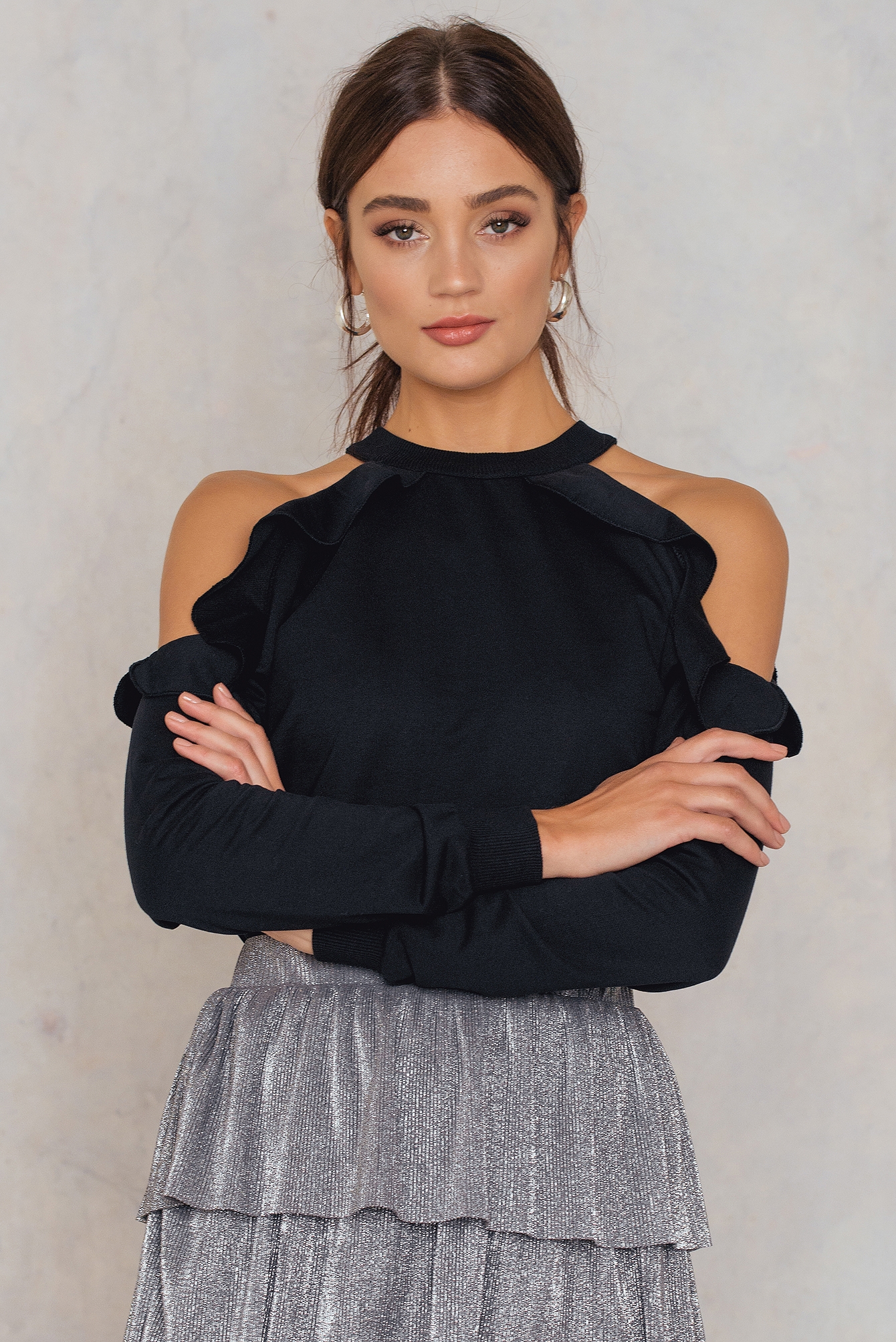 Amanda Top Schwarz | NA-KD