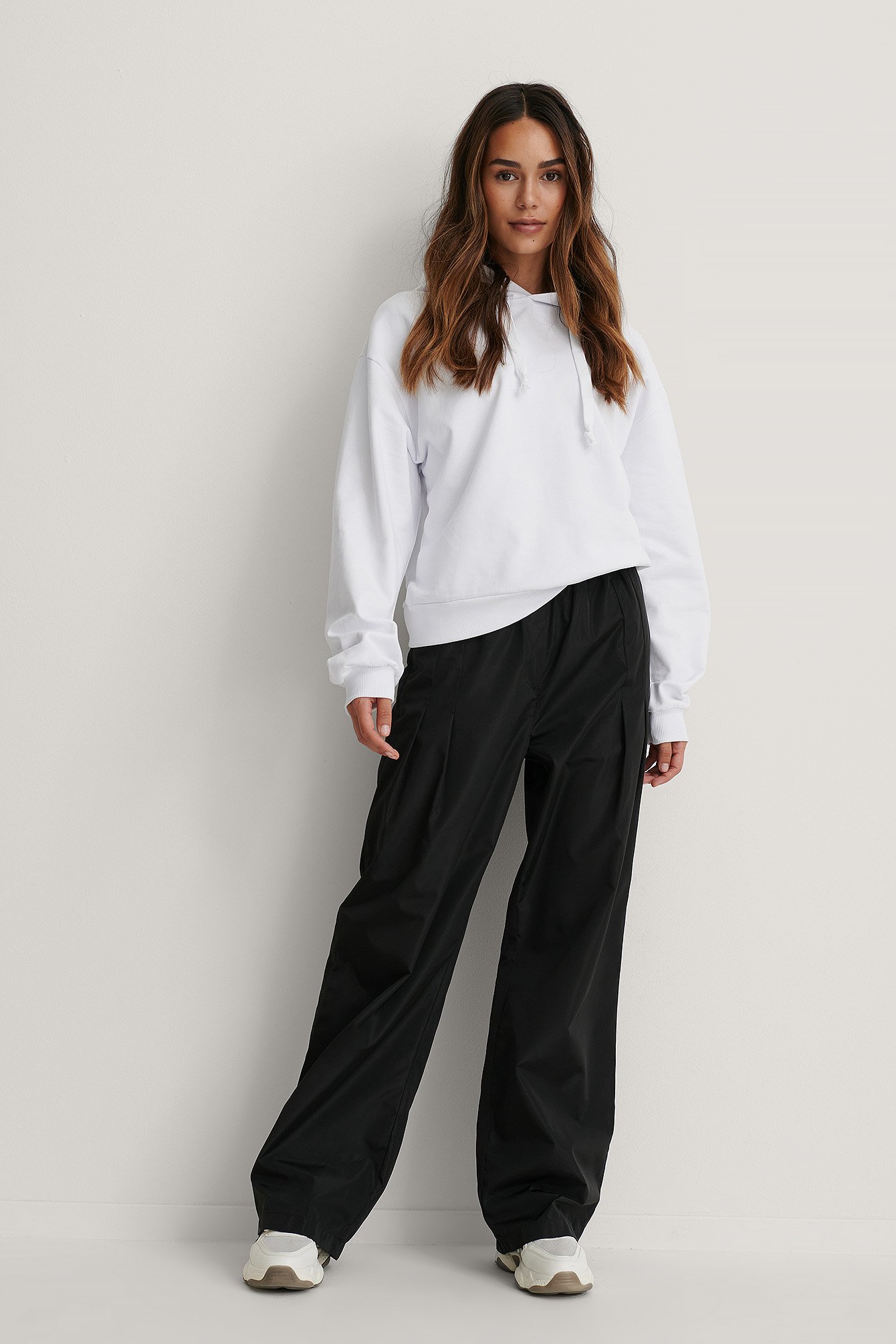 Basic Hoodie Blanco | na-kd.com