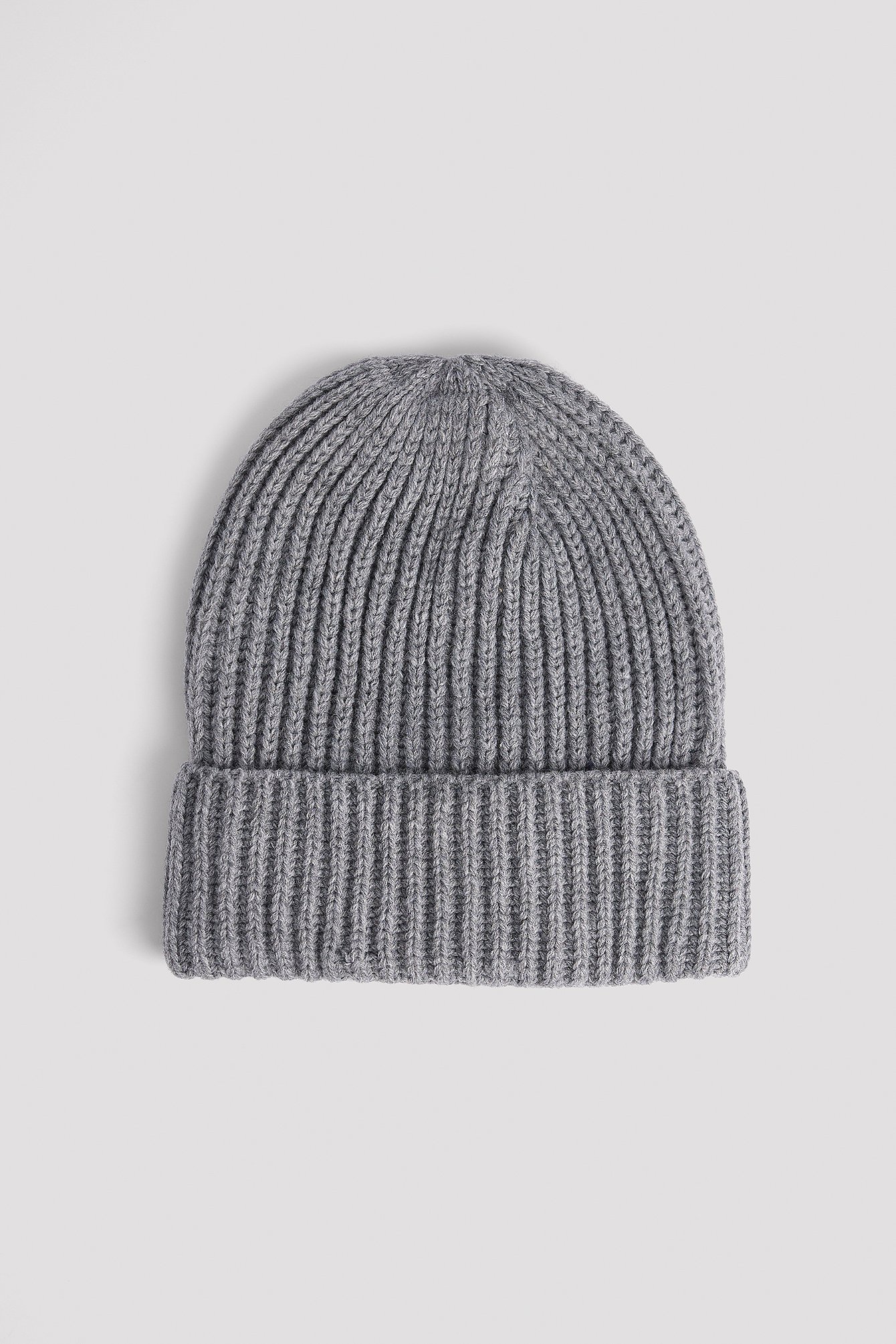 Basic Knitted Beanie Grey | NA-KD