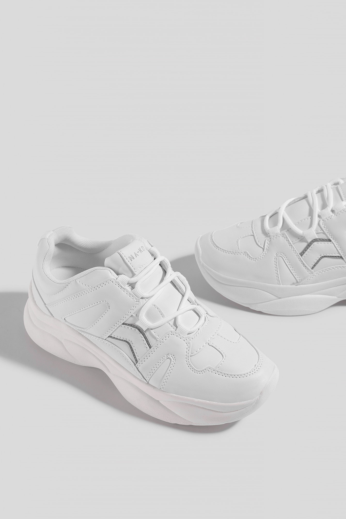 Basic Sporty Trainers White | na-kd.com