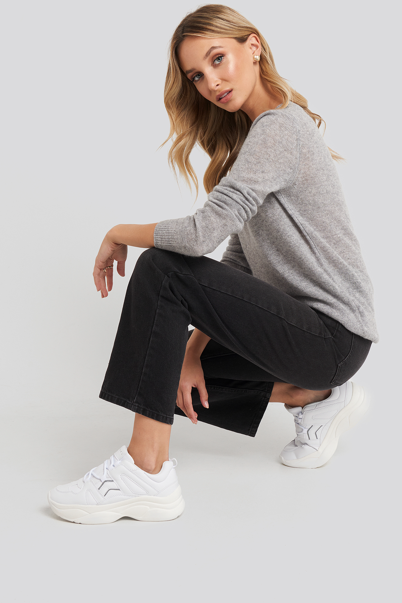 Basic Sporty Trainers White | na-kd.com