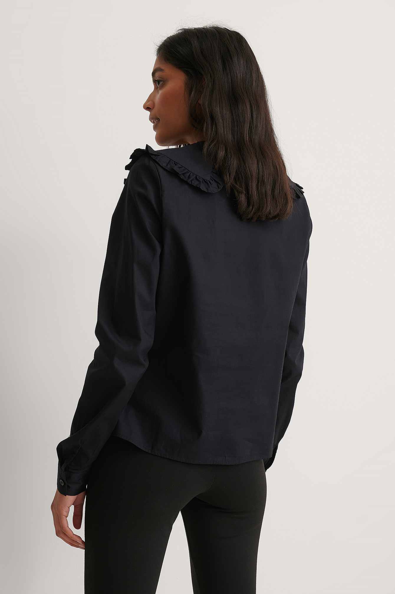 Big Collar Blouse Black | na-kd.com