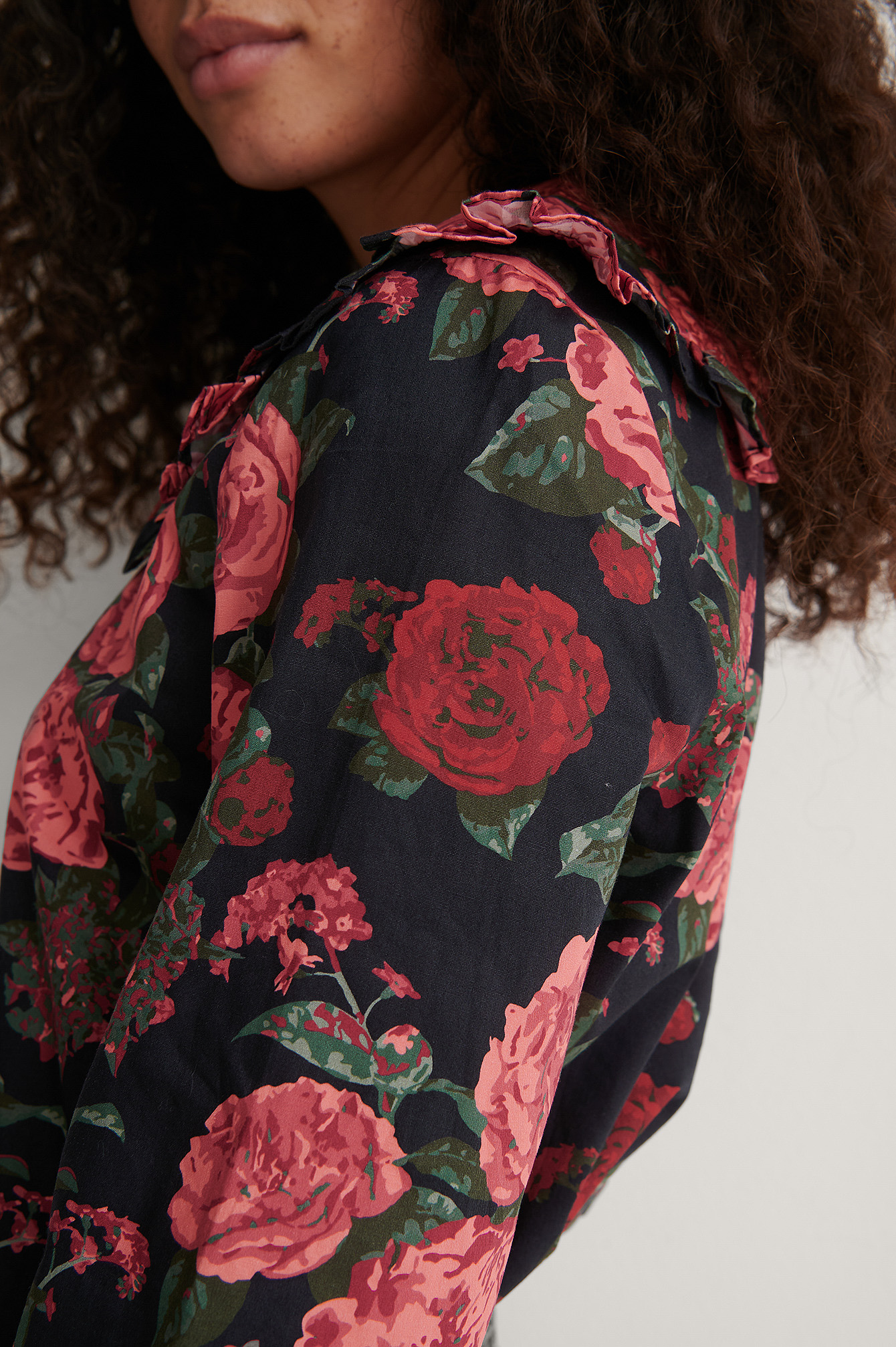 Big Collar Blouse Multicolor | na-kd.com