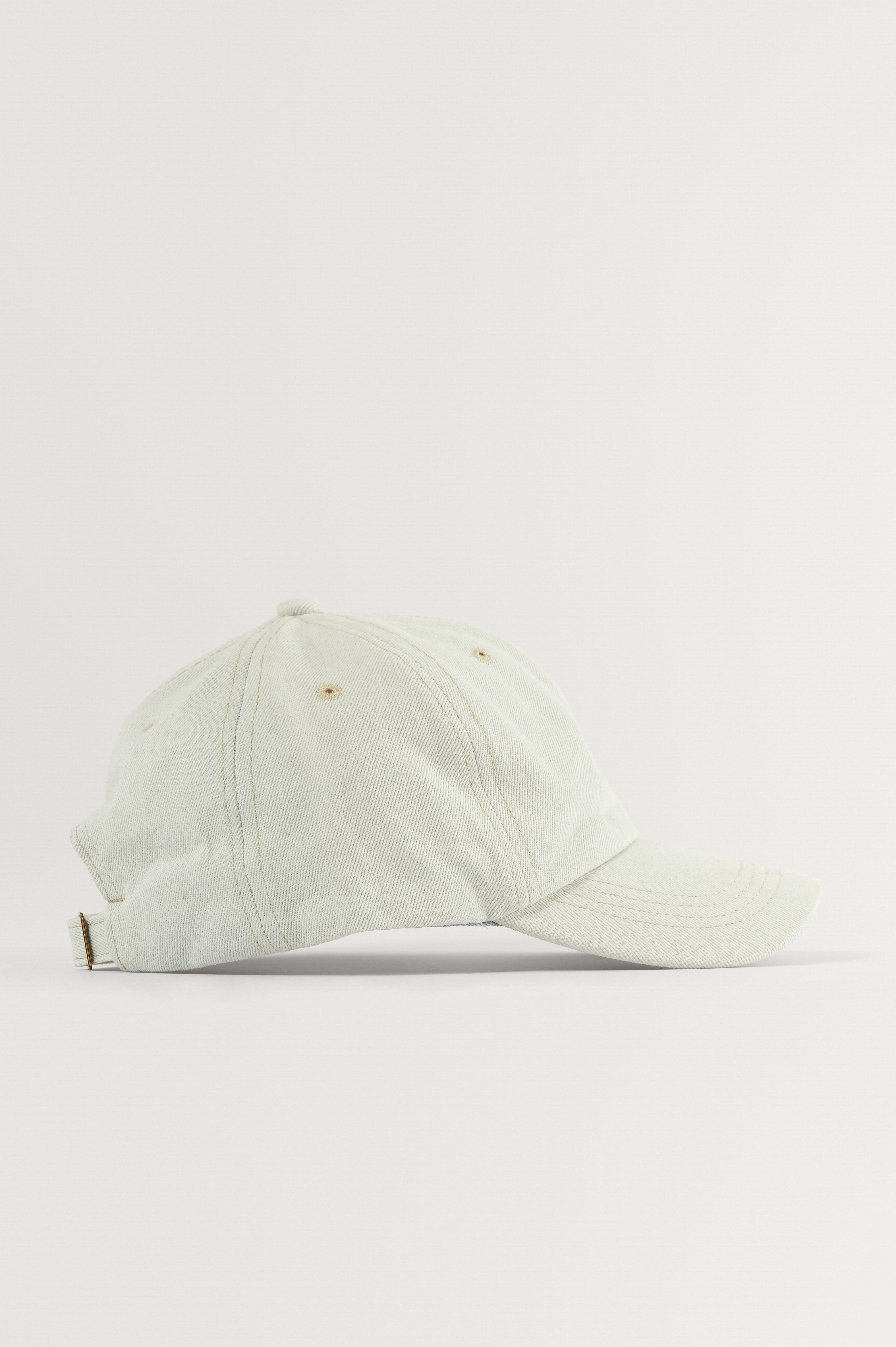 Bleached Denim Cap Beige | NA-KD