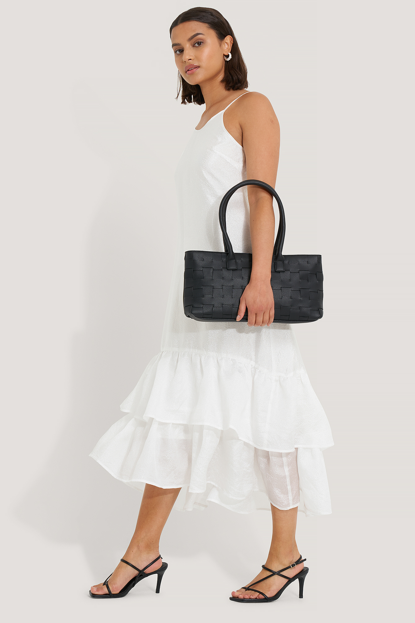 Braided Shoulder Bag Black | na-kd.com