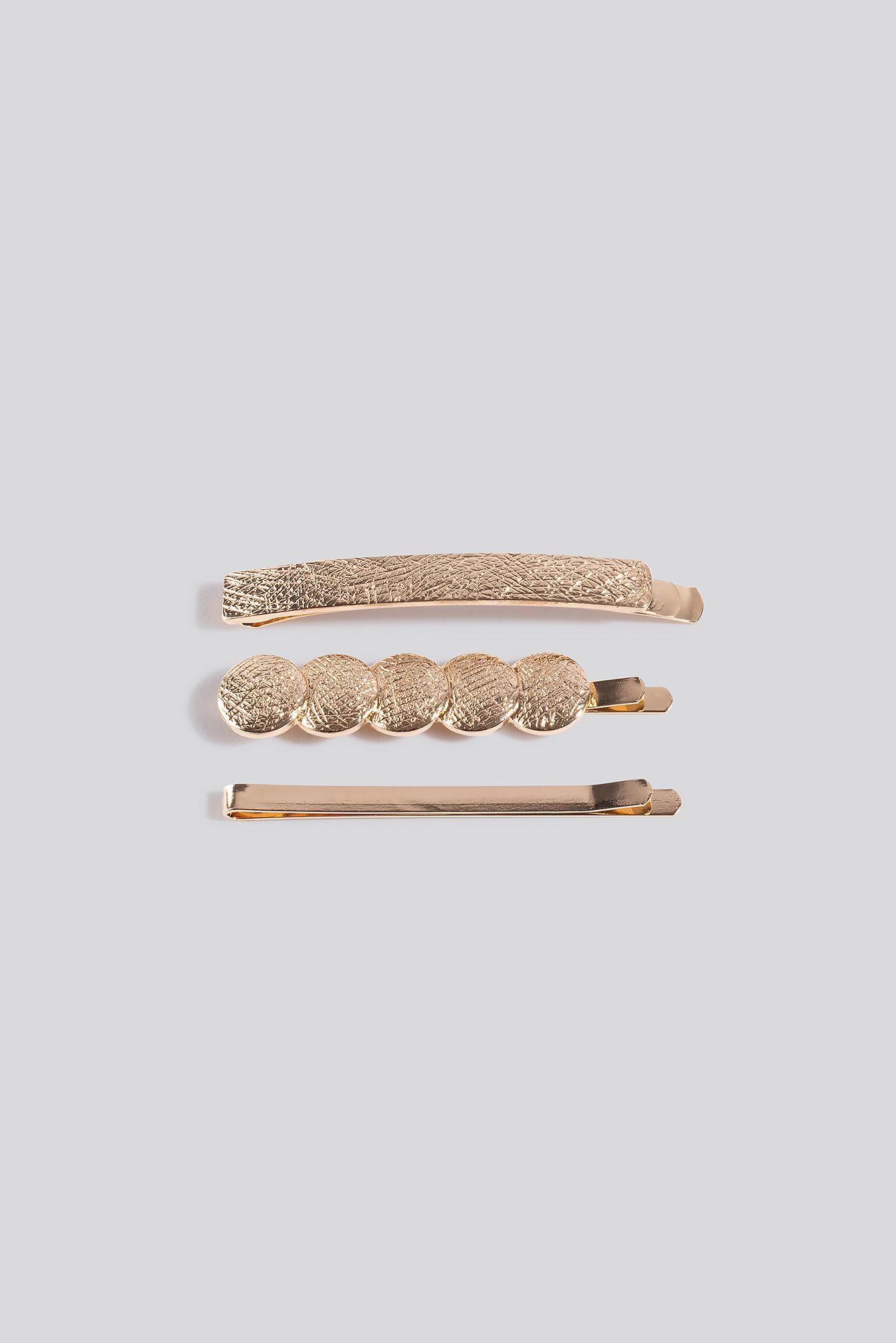 Italy Hair Clips Gold | NA-KD