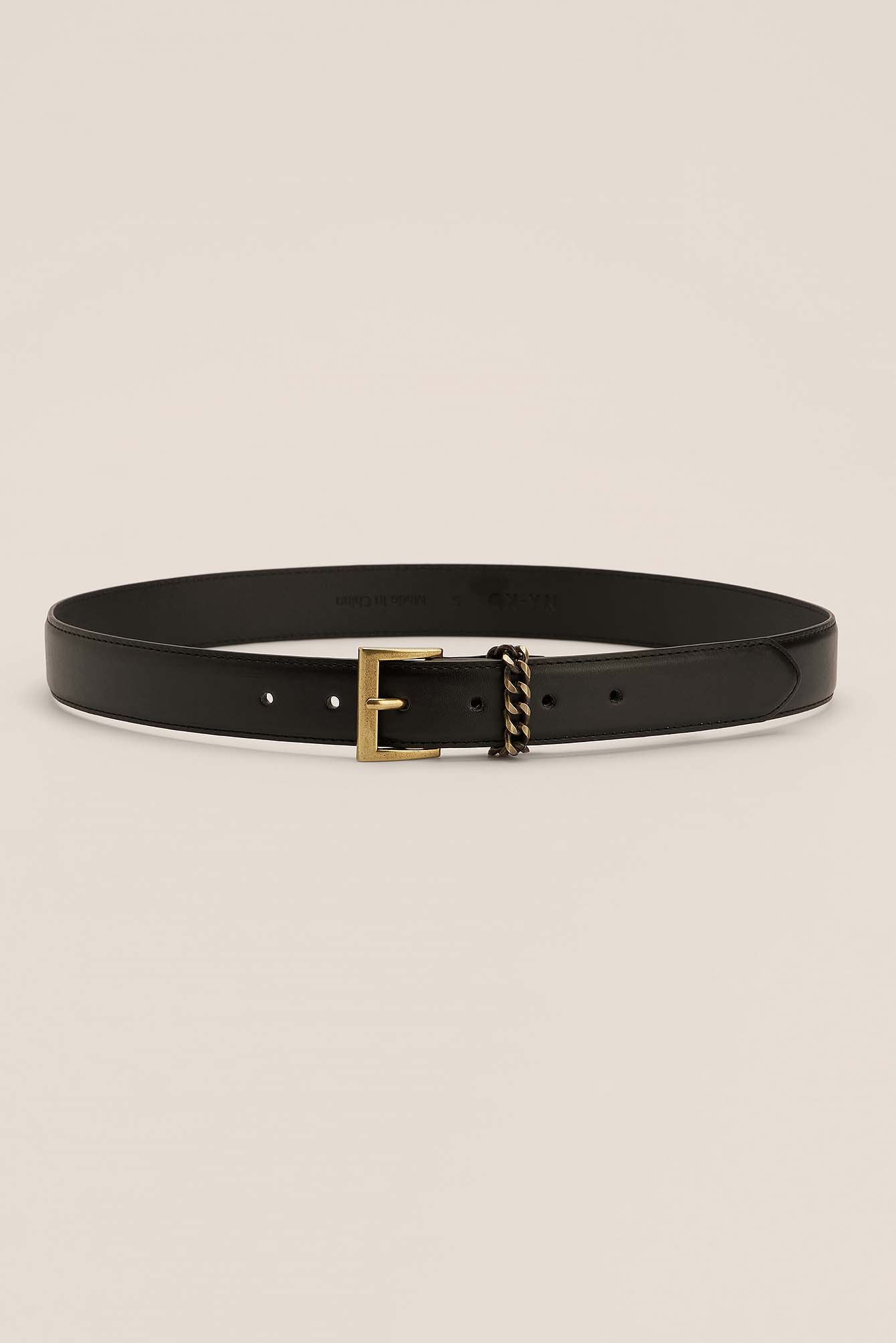Chain Detailed Belt Black | na-kd.com