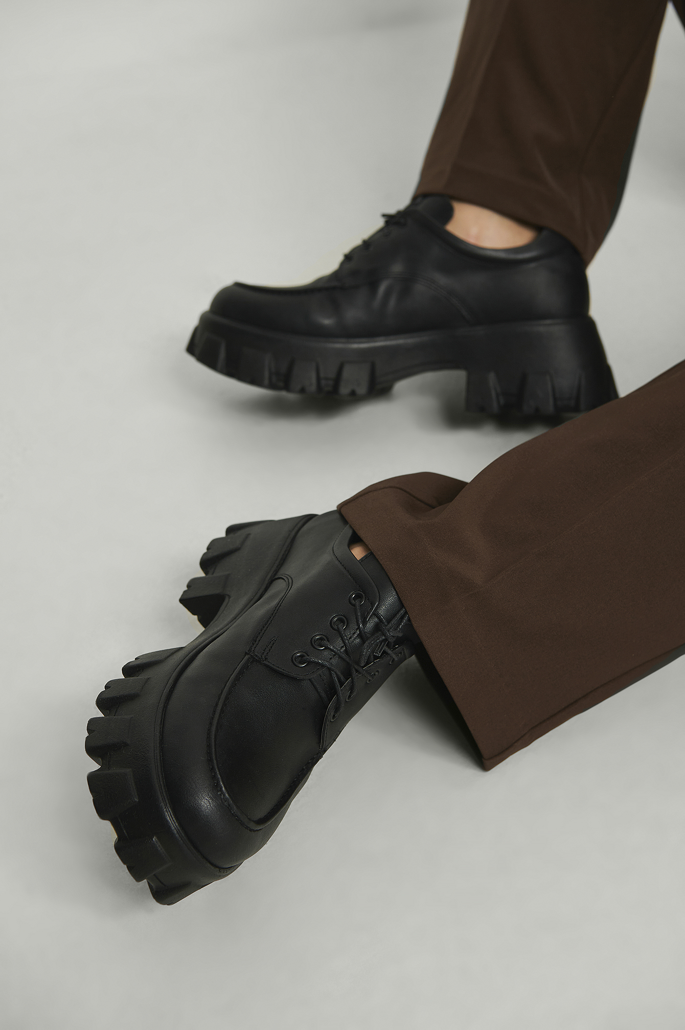 Chunky Brogues Black | na-kd.com
