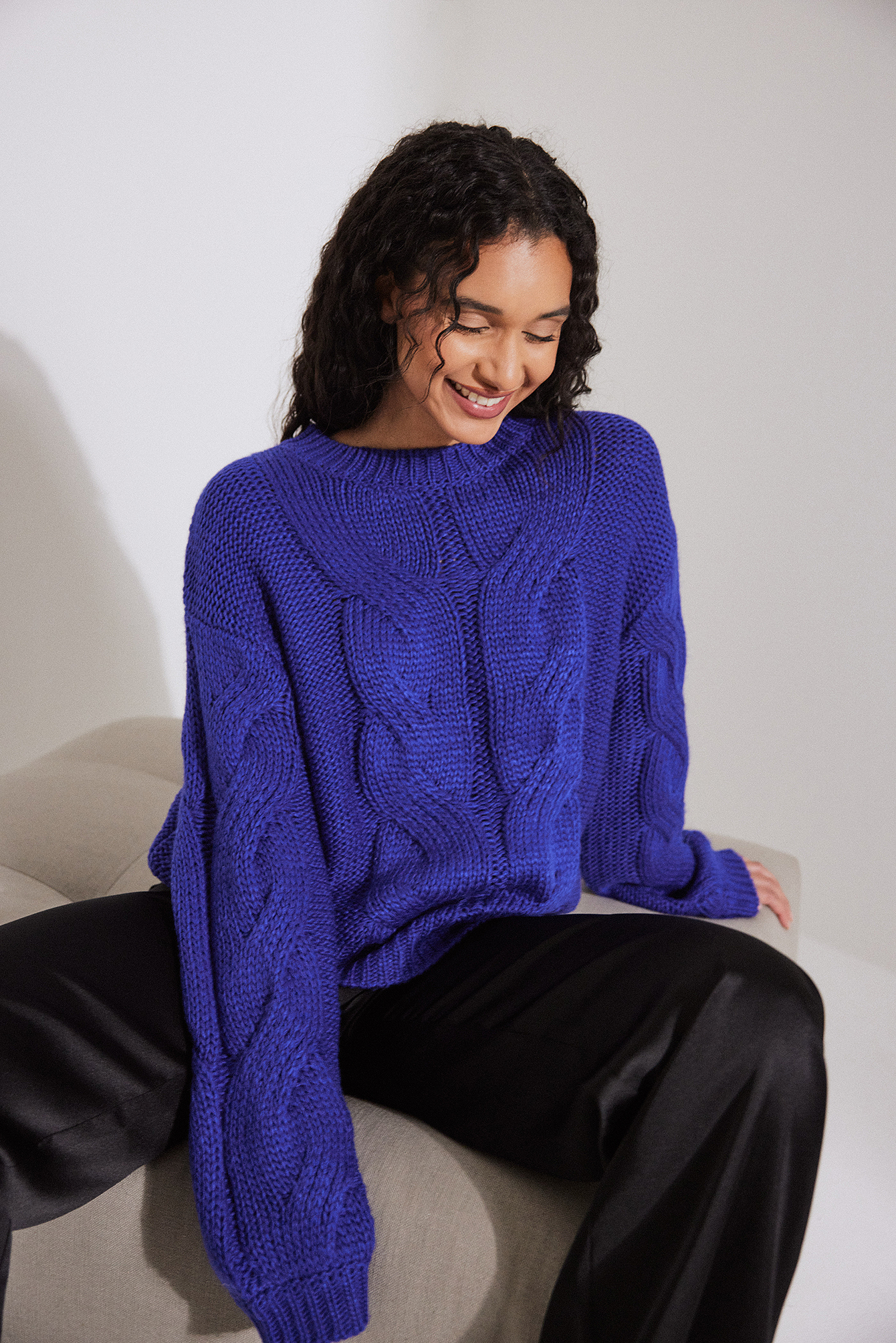Strickpullover Blau | NA-KD
